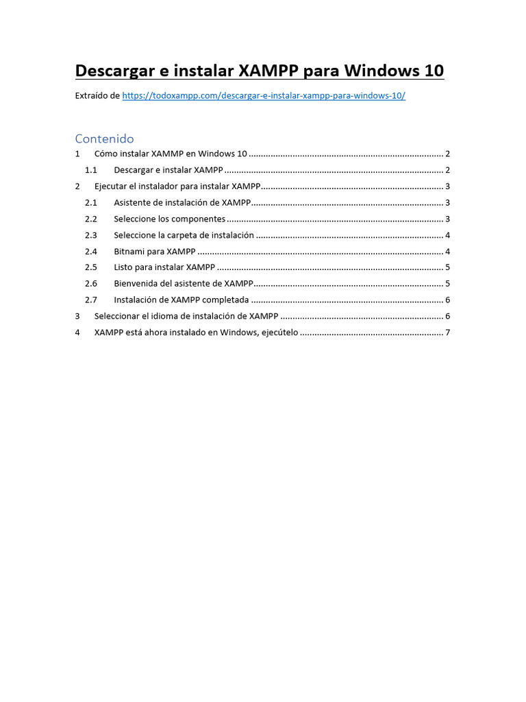 Instalación de XAMPP en Windows - Guía Paso A Paso - Guía Paso A Paso ...