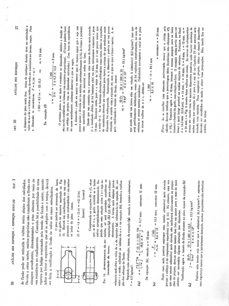 Dimensionamento Olhal e Pino Pg3 | PDF
