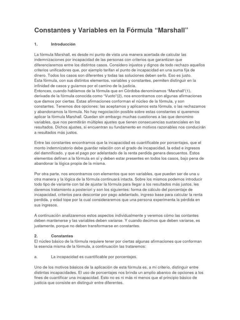 Formula Marshall | PDF | Inflación | Presupuesto