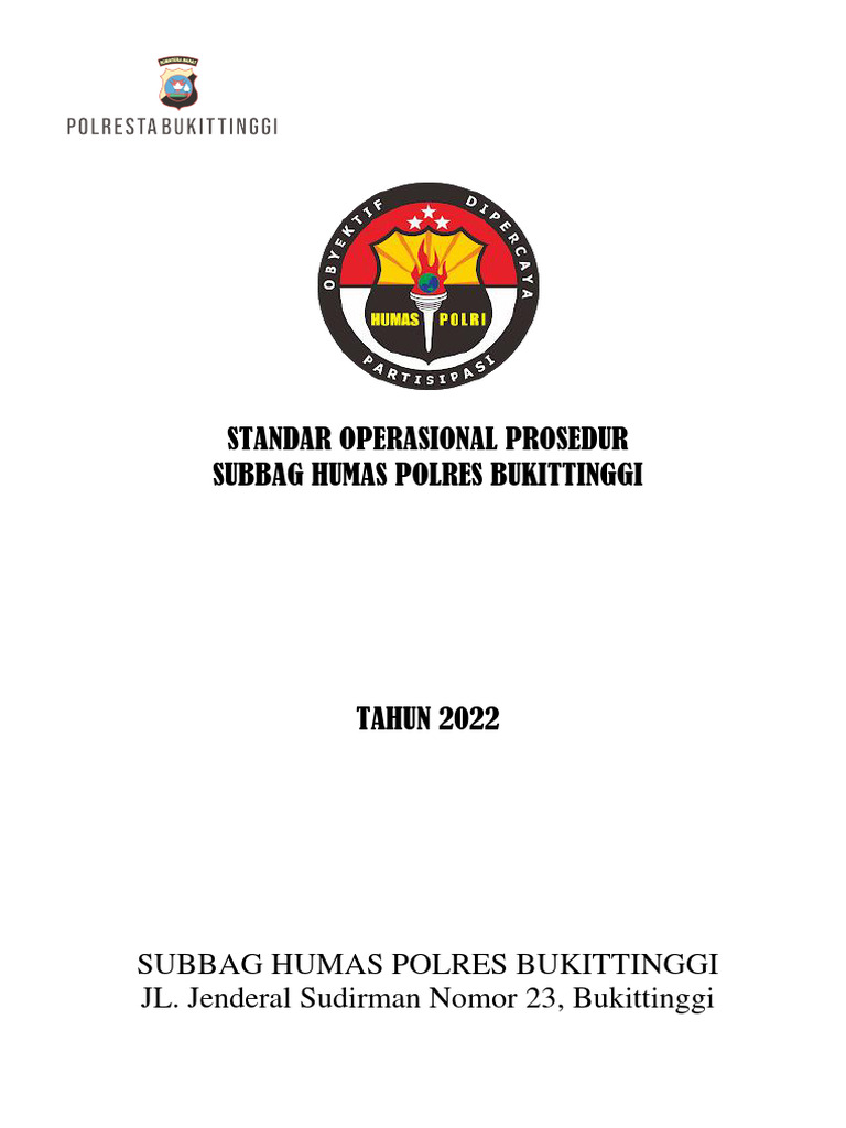 Sop Humas | PDF