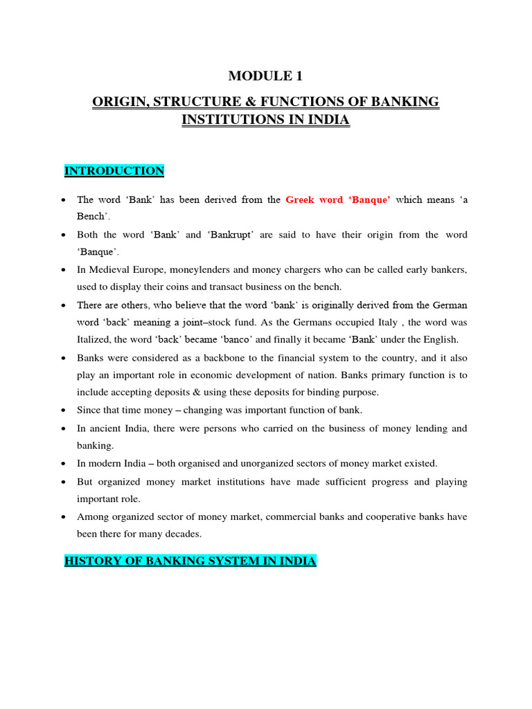 ASP Session - Law of Banking and NI Act | PDF | Banks | Banking