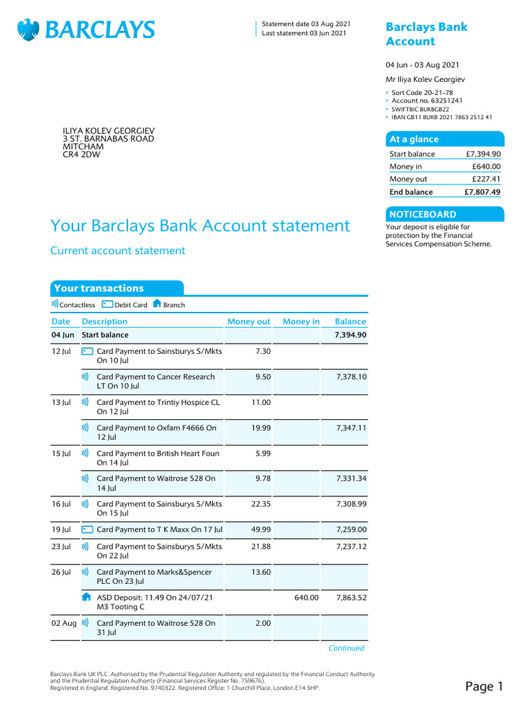 Temp | PDF | Overdraft | Debit Card