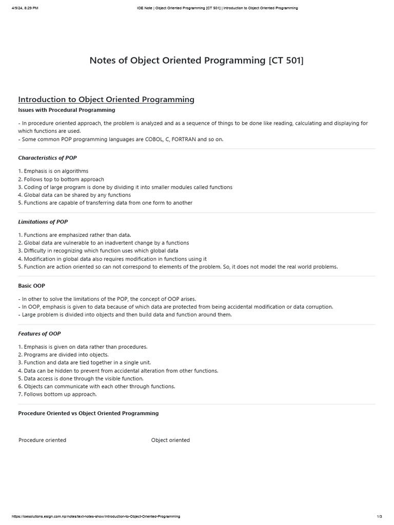 chap 1 | PDF | Object Oriented Programming | Inheritance (Object ... chap 1 | PDF | Object Oriented Programming | Inheritance (Object ...