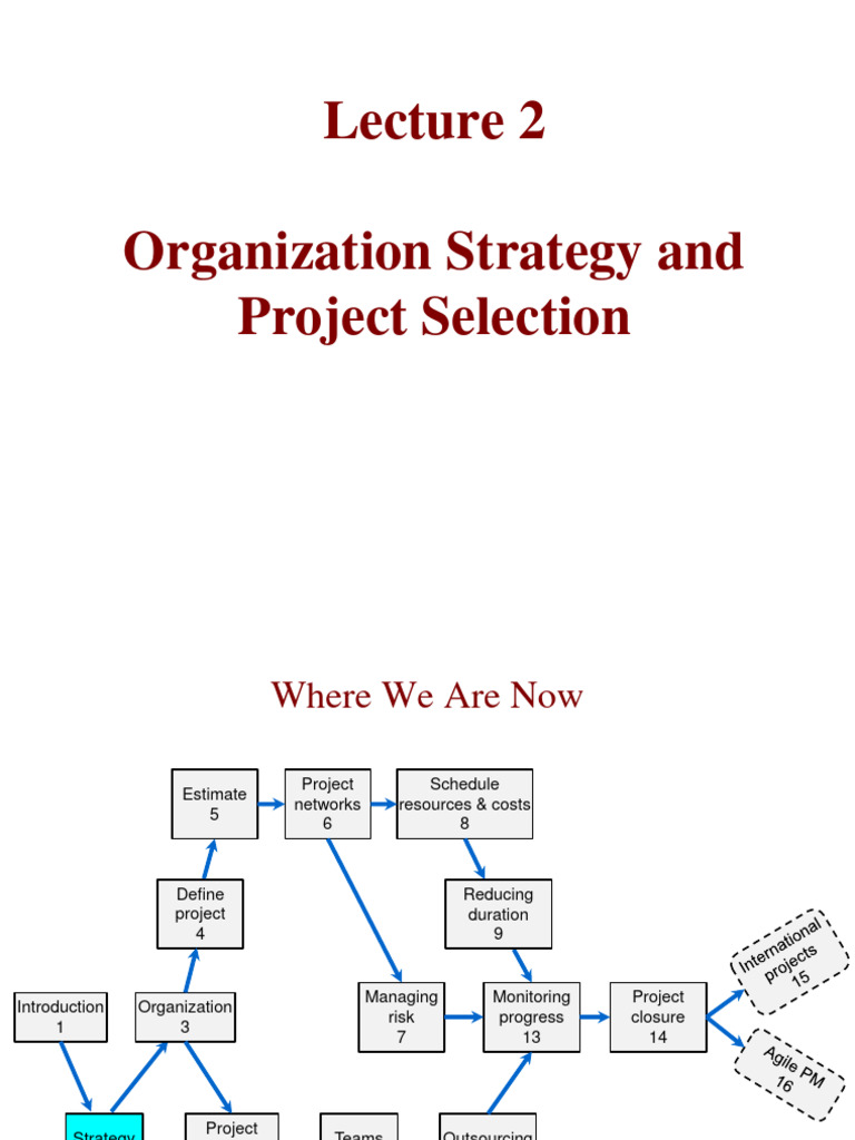 02-Organization Strategy and Project Selection | PDF | Strategic ...