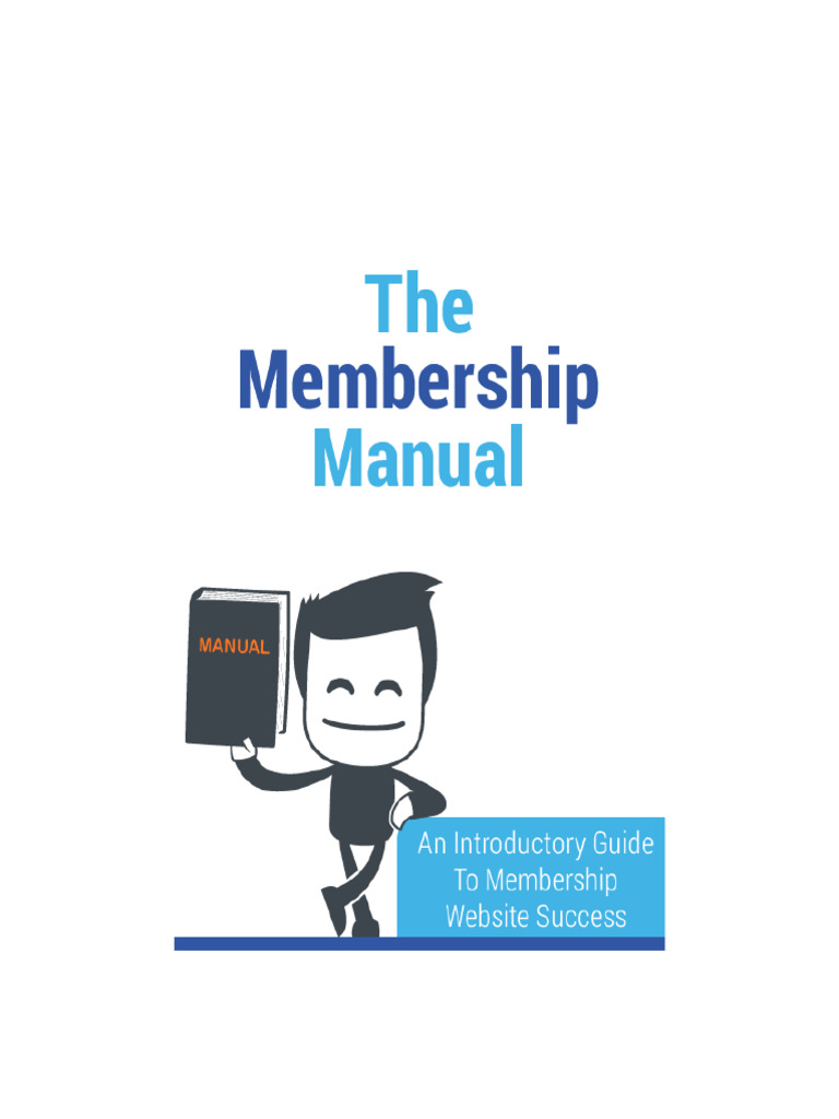 The_Membership_Manual(1) | PDF | Word Press | Websites