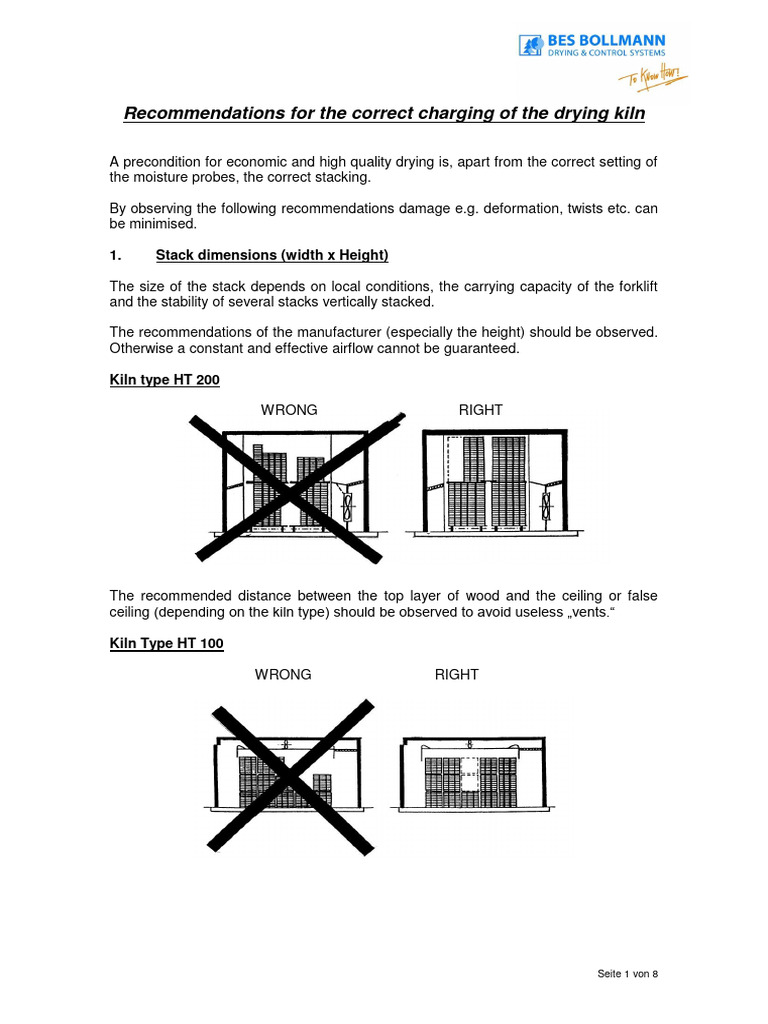 Kiln Stacking Guide for Lumber | PDF | Wood | Lumber