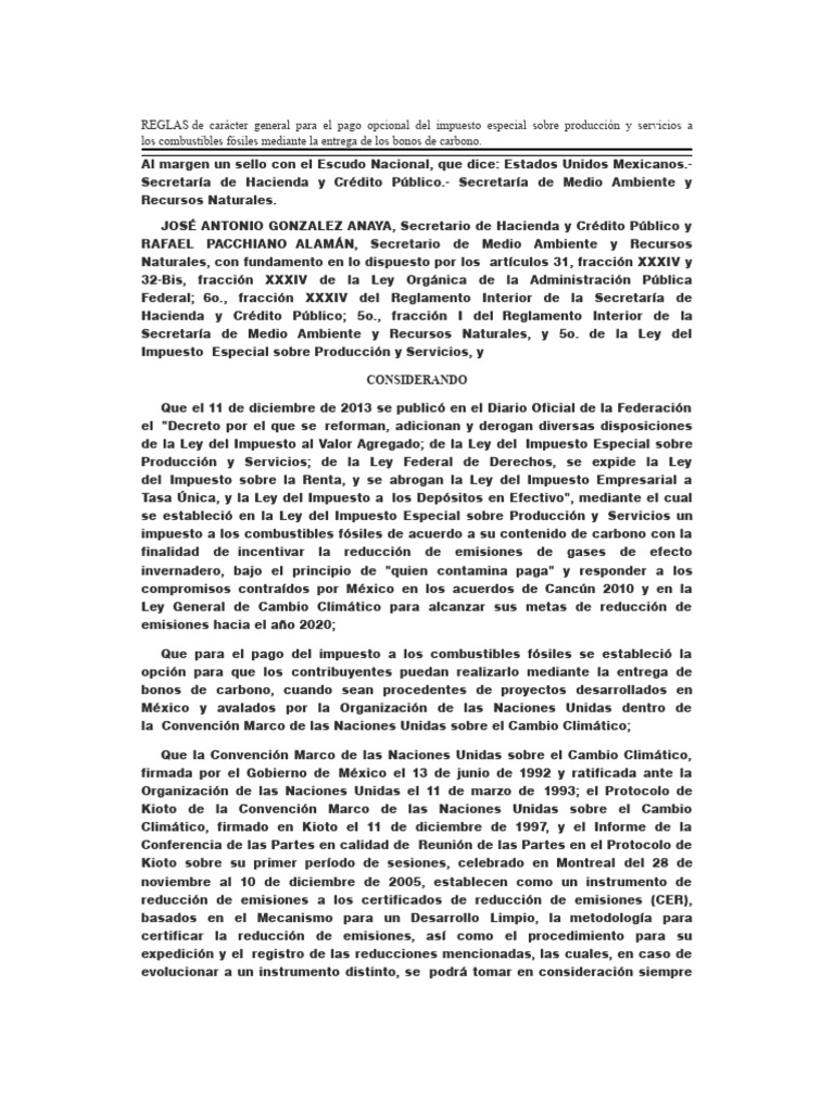 Bonos de Carbono | PDF | Finanzas y dinero | Tecnología