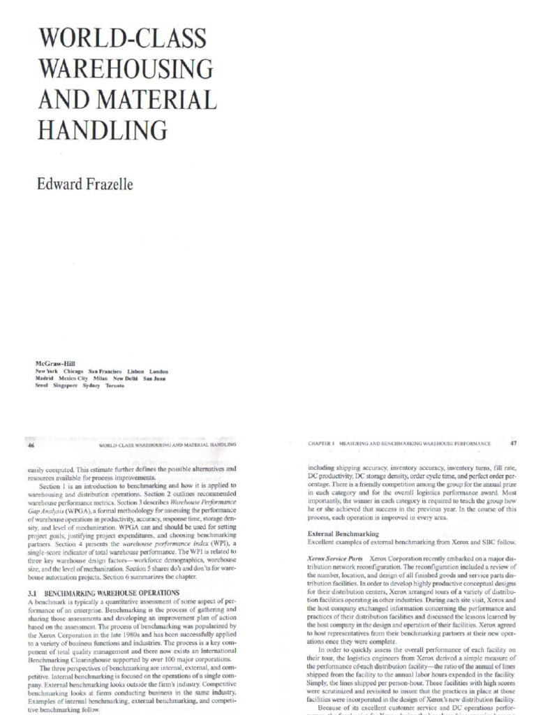 World Class Warehousing Cap 3 | PDF