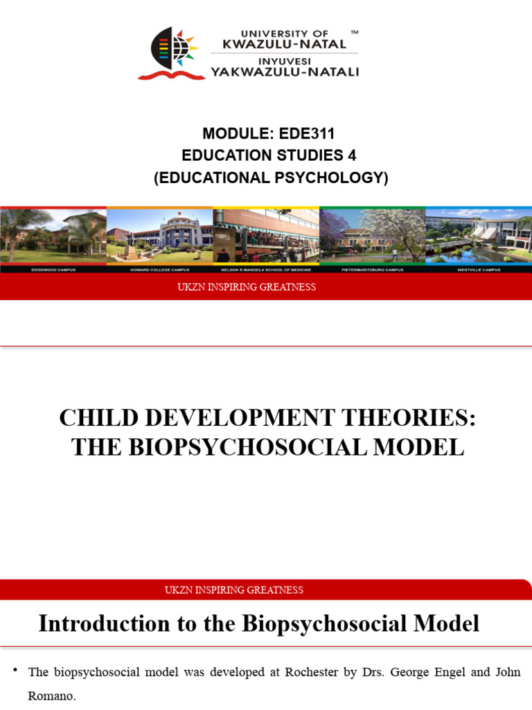 EDES311 WEEK 3 SESSION 2 Biopsychosocial Model | PDF | Psychology ...