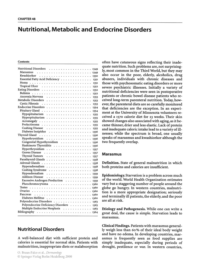 Nutrition Metabolic Abd Endocrine Disorder | PDF | Hypothyroidism | Thyroid