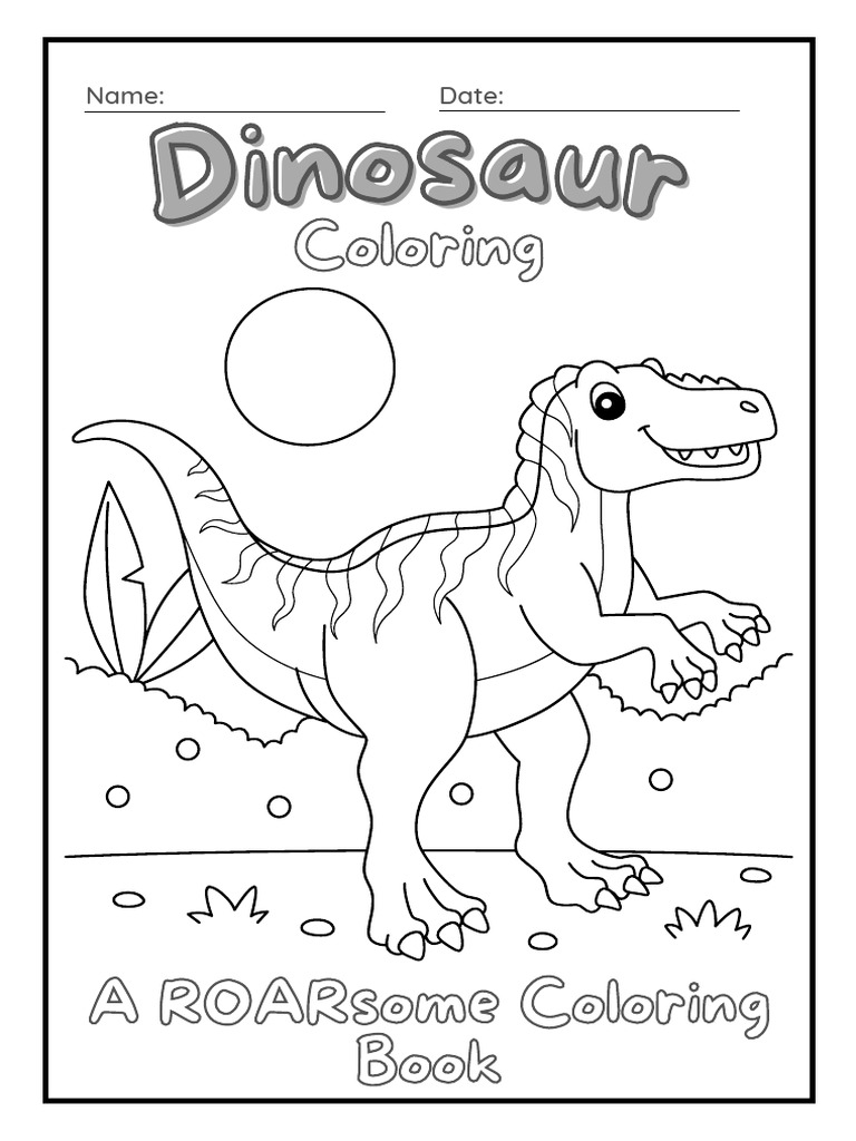 Dinosaurs Coloring Book | PDF