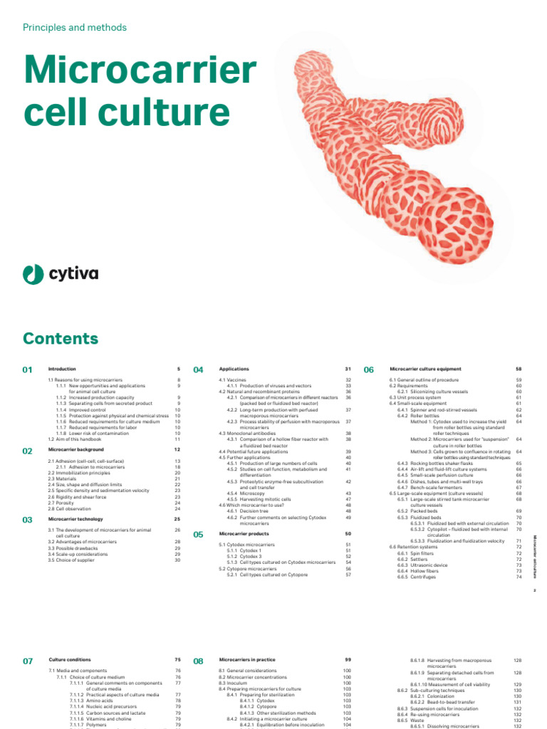 Cytiva-Microcarrier Cell Culture | PDF | Cell Adhesion | Extracellular ...
