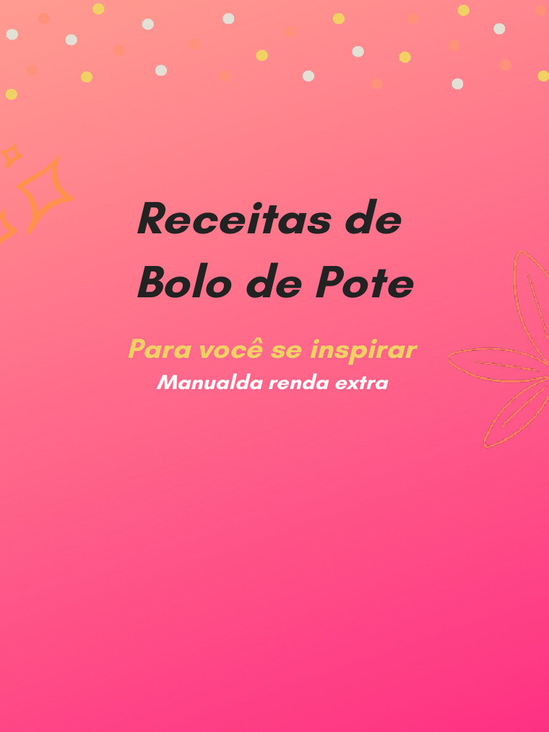 Ebook Bolo No Pote | PDF | Bolos | Chocolate