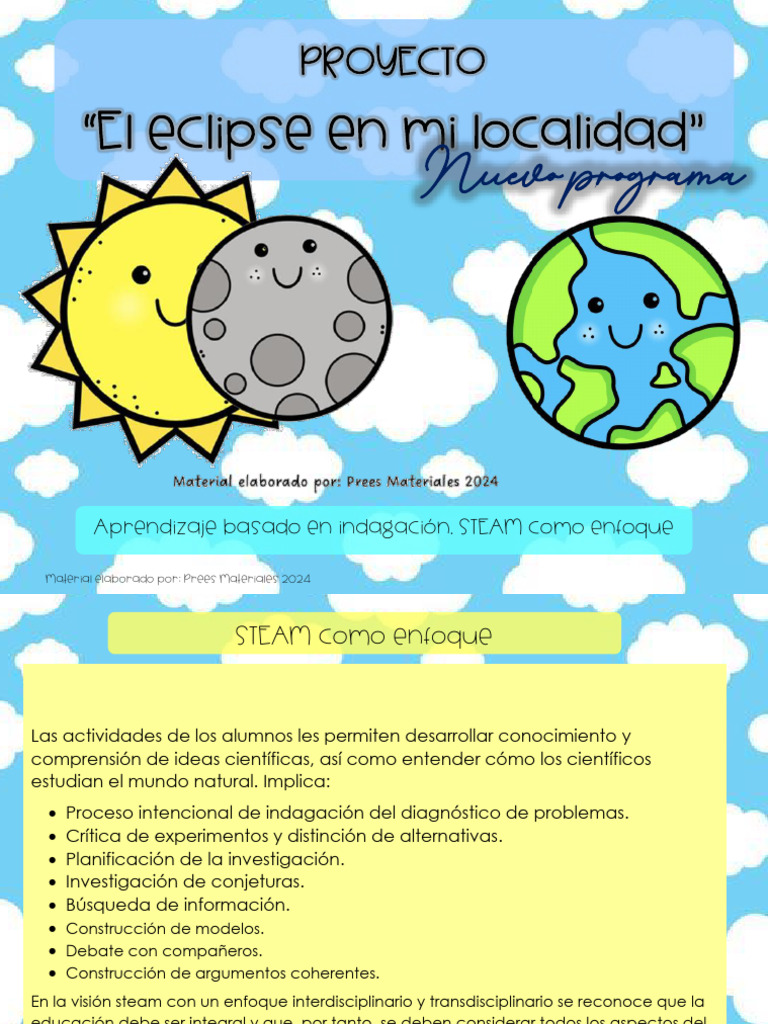 Proyecto Eclipse Steam | PDF | Luna | Metacognición
