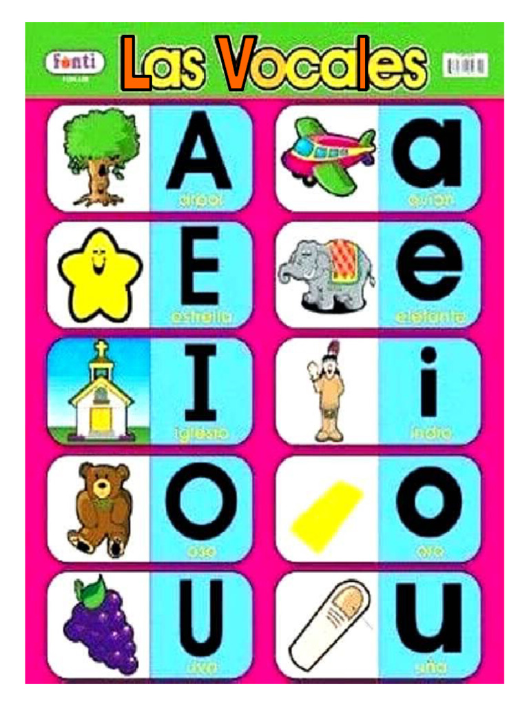 LAS VOCALES ILUSTRADAS | PDF