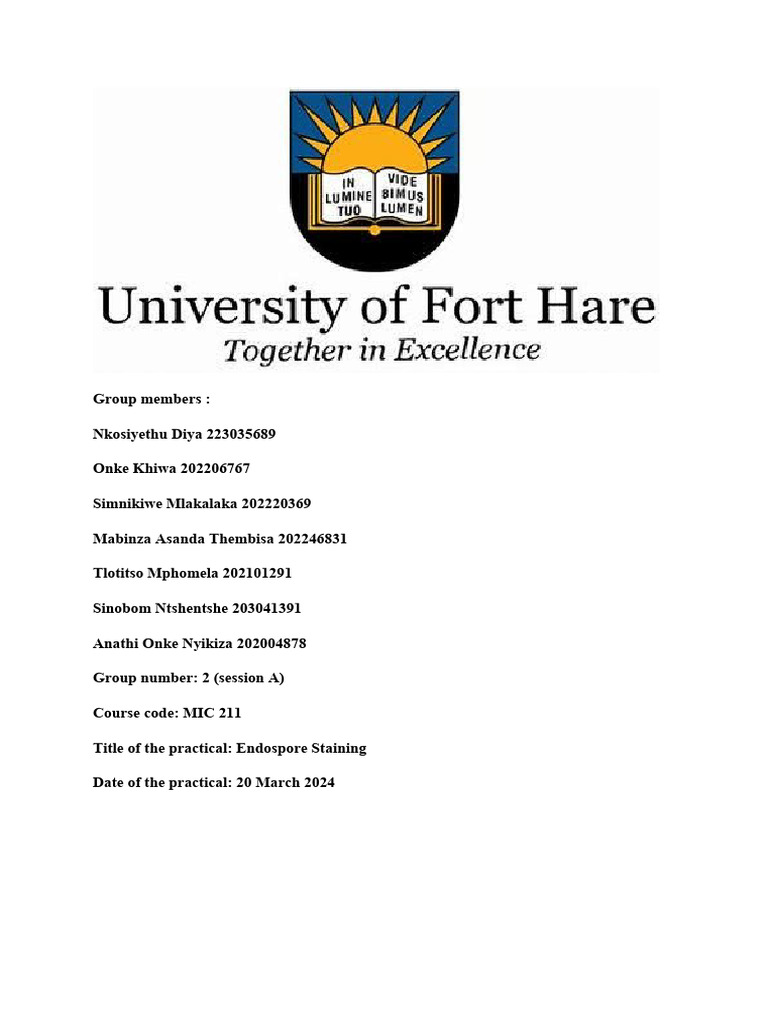 Mic 211, 20 March 2024 Practical 3-1 | PDF | Staining | Microbiology