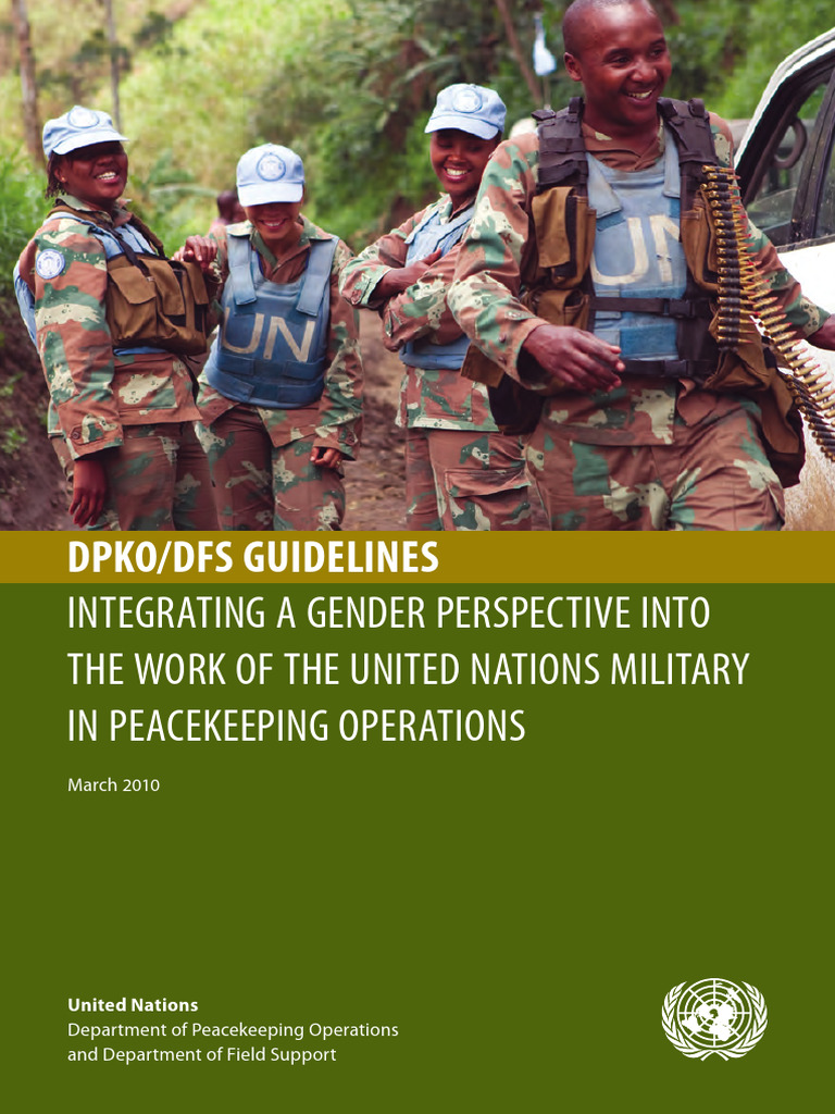 4-Guidelines Integrating A Gender Perspective Into The Work of The UN ...