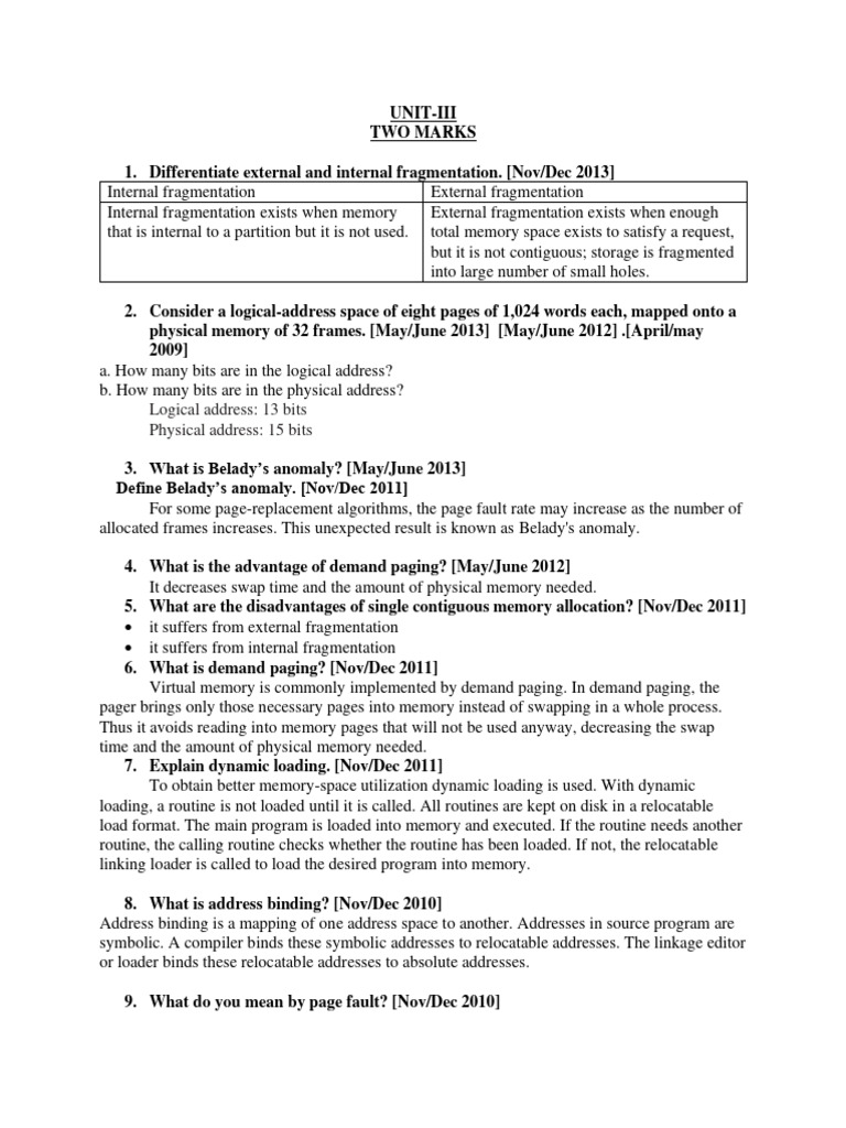 unit3-2m and 14m QB | PDF | Library (Computing) | Computer Architecture