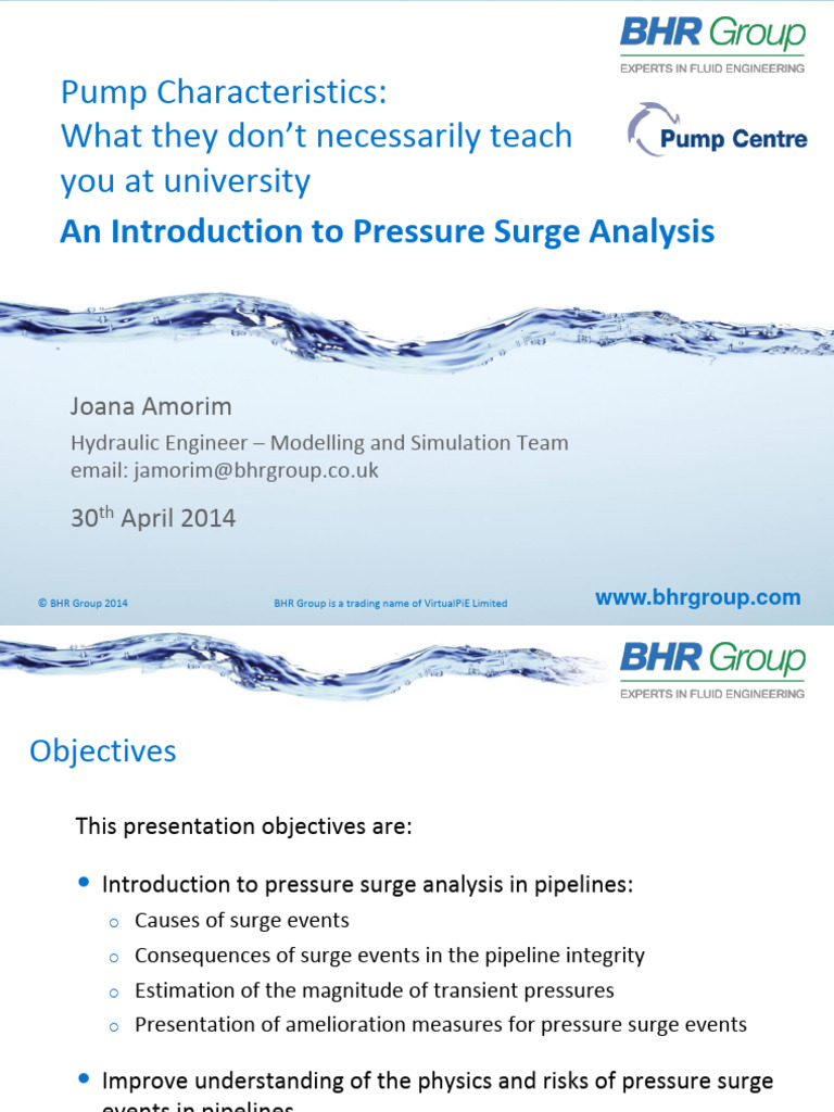 Breakout M - BHR Group - Pressure Surge Analysis | Download Free PDF ...