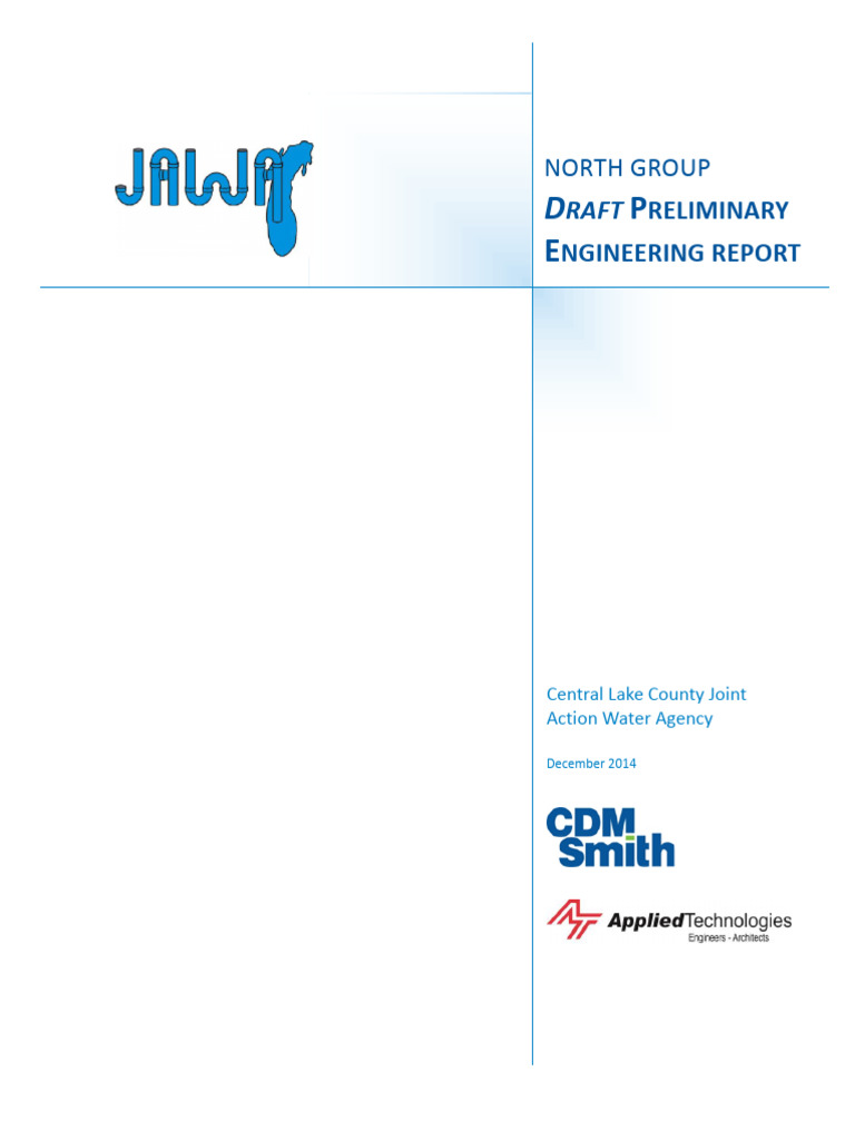Preliminary Engineering Report PDF | PDF | Surveying | Pipe (Fluid ...