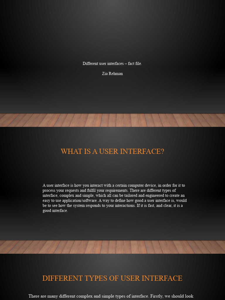 Digital IT Factfile On Interfaces | PDF | Graphical User Interfaces ...