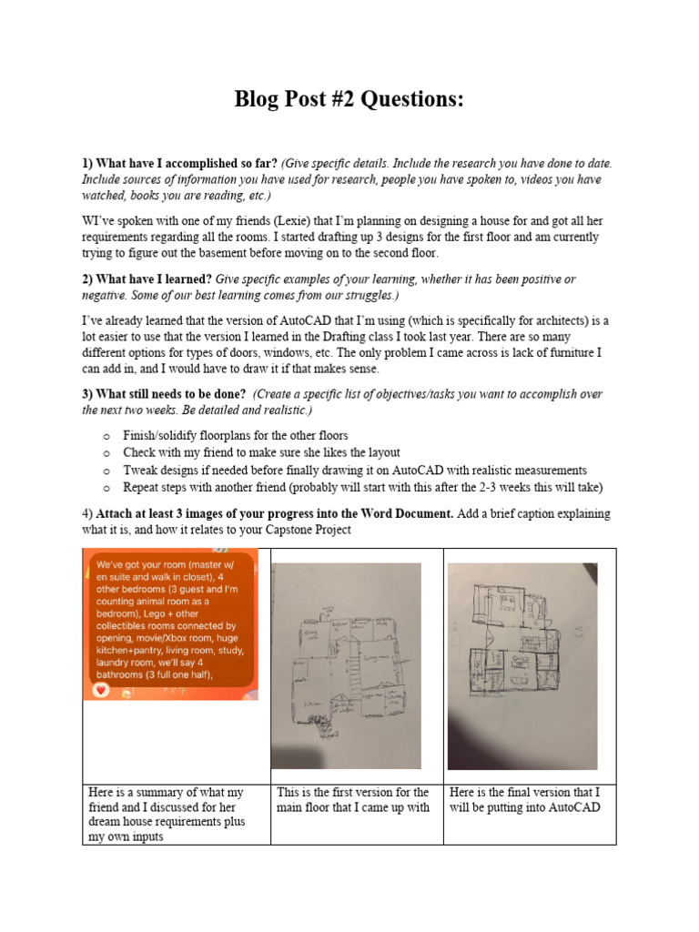 CLC 12 - Blog Post 2 Questions | PDF