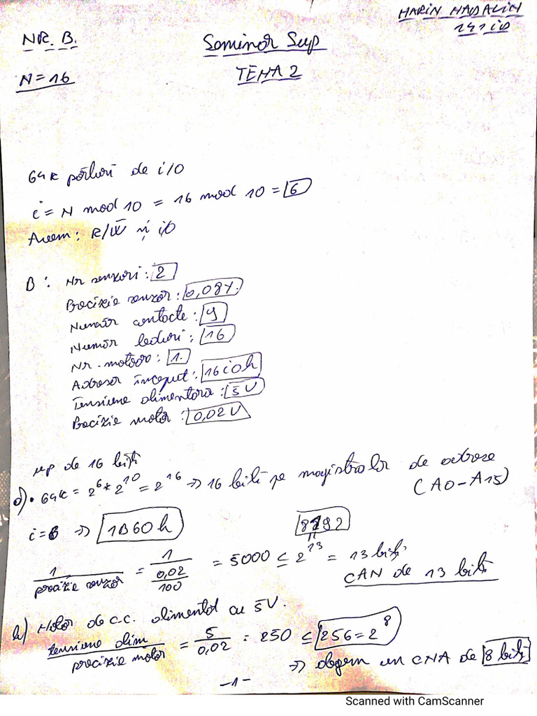 Marin Madalin 141ID Tema 2 Sup | PDF