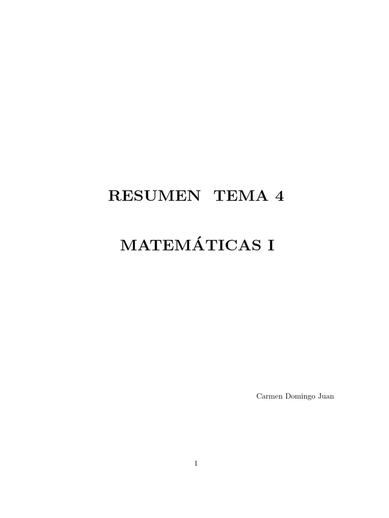Tema 4 Mat I 23-24 | PDF | Derivado | Vector Euclidiano