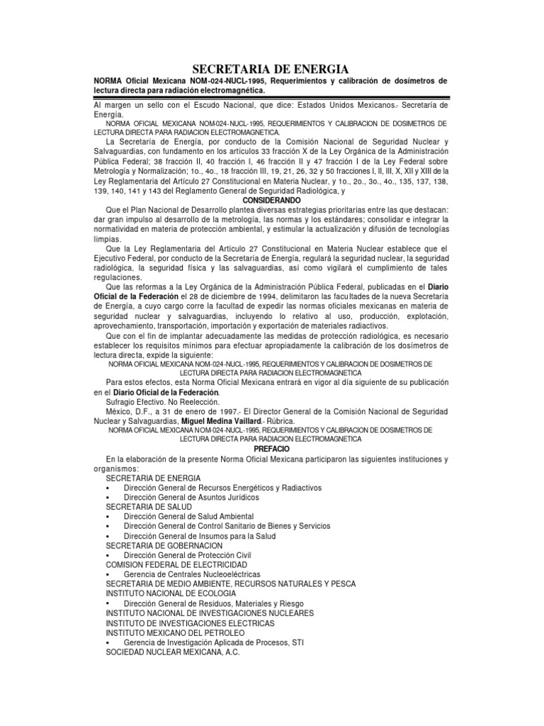 024 Nucl | PDF | Calibración | México