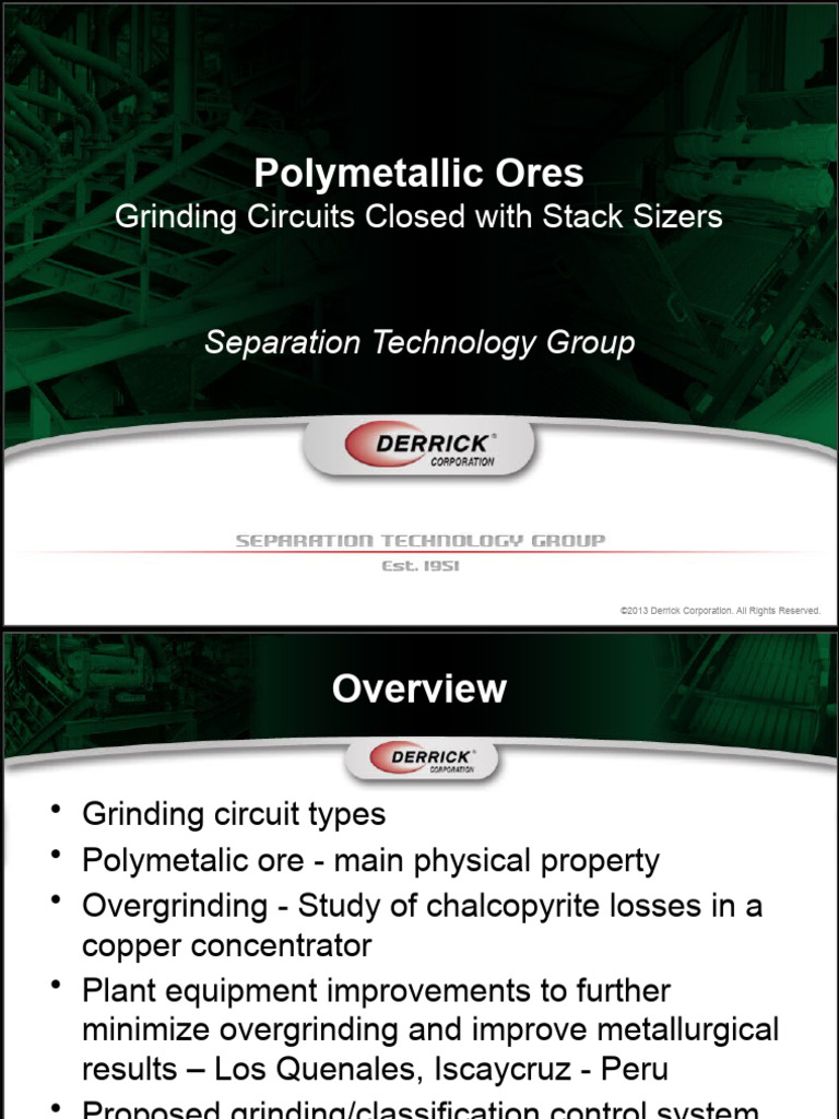 STG PolymetallicOres Reps | PDF | Ore | Minerals