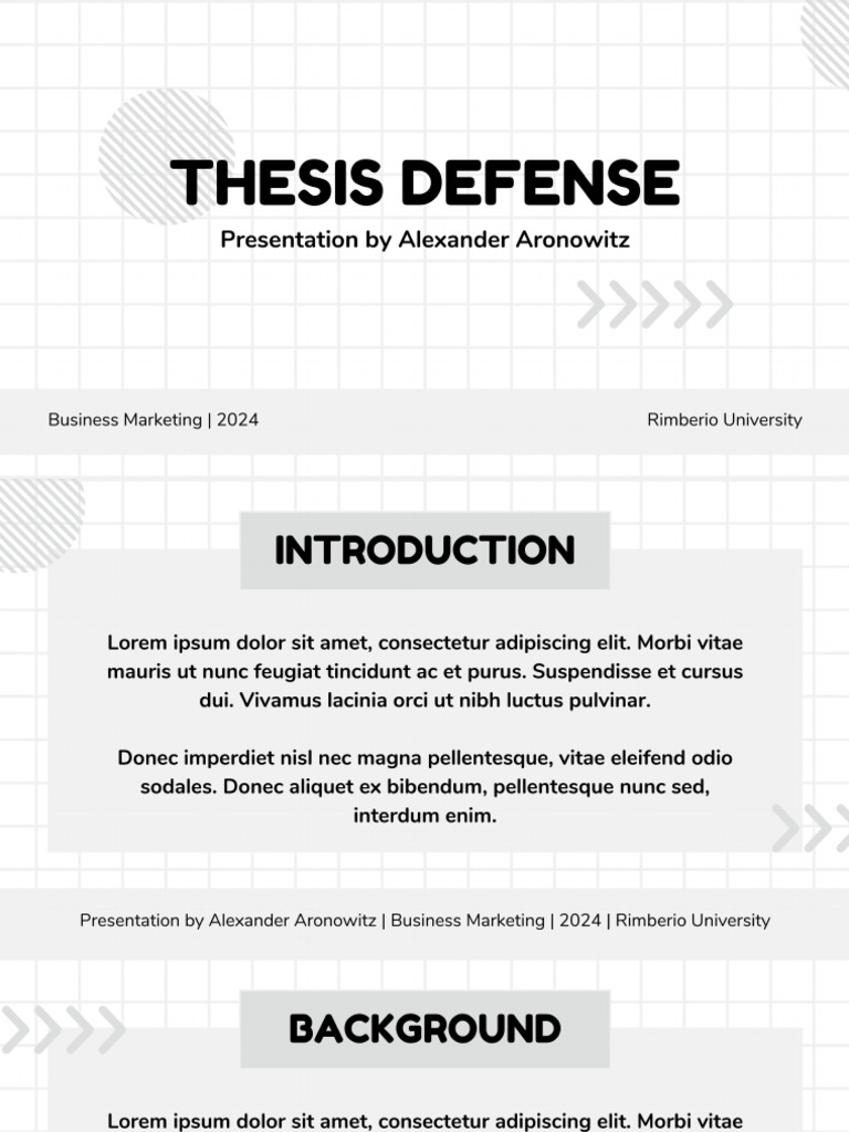 Thesis Defence | PDF