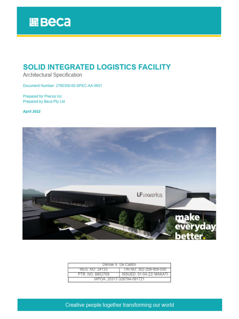 SPECS AA Architectural | PDF | Specification (Technical Standard ...