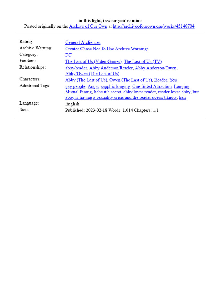 In This Light I Swear | PDF