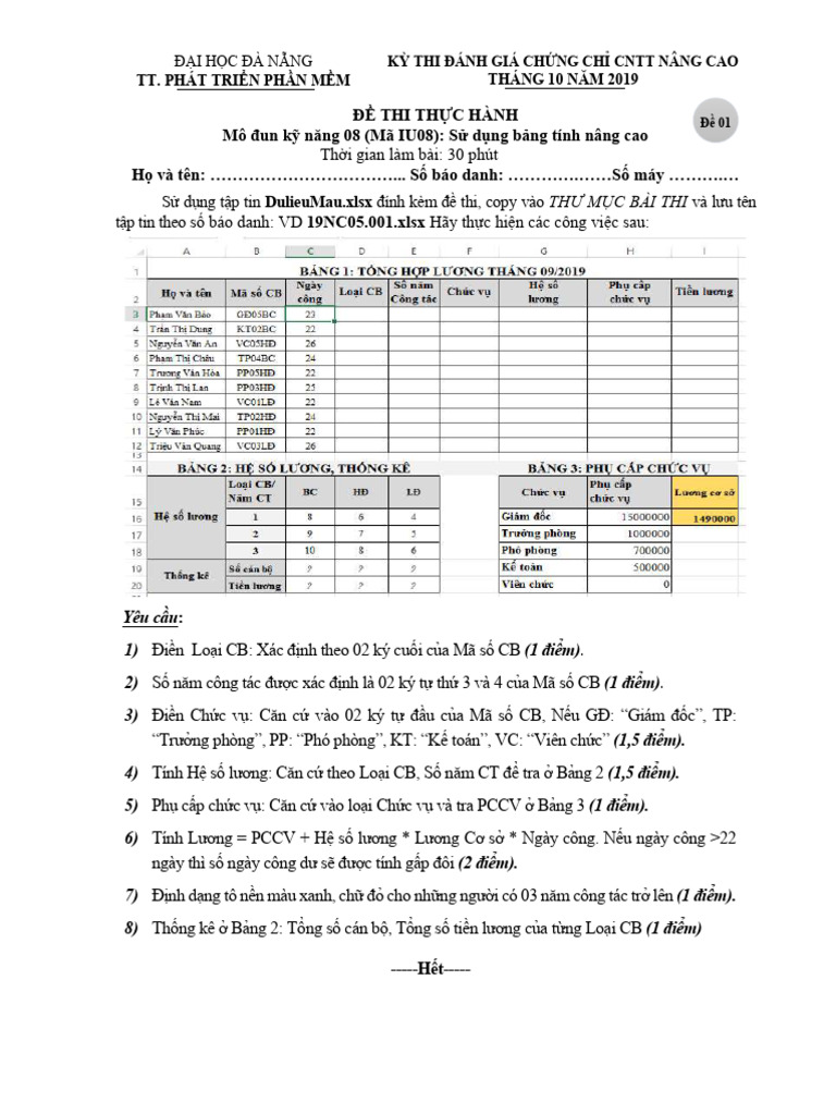De NC Excel 01 | PDF