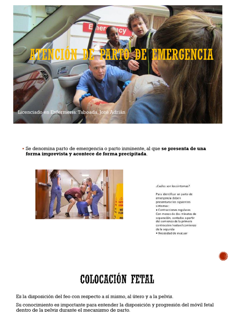 Atención de Parto de Emergencia HI2 | PDF | Parto | El embarazo