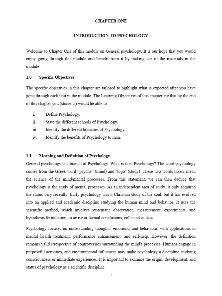 2024 Psychology Course Notes - Reviewed | PDF | Psychology ...