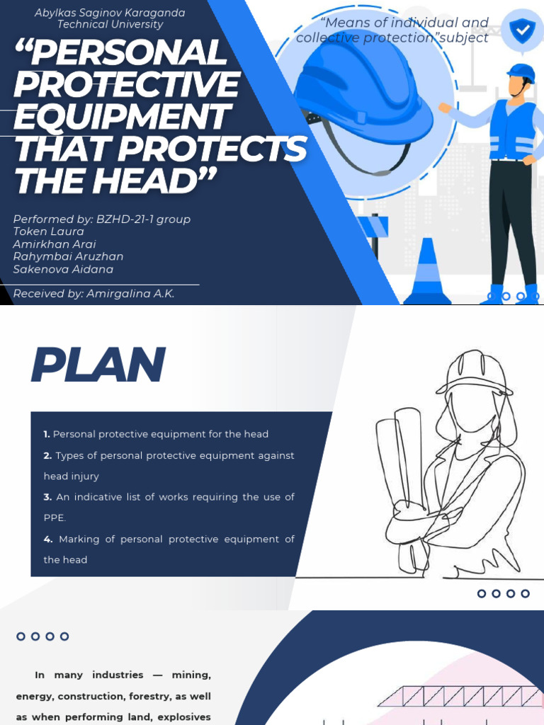 Personal Protective Equipment That Protects The Head | PDF | Personal ...