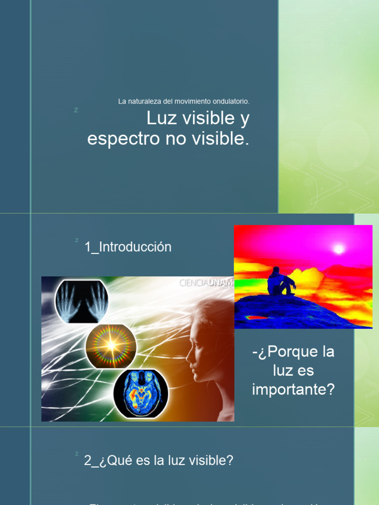 Luz visible y espectro electromagnético | PDF | Espectro ...