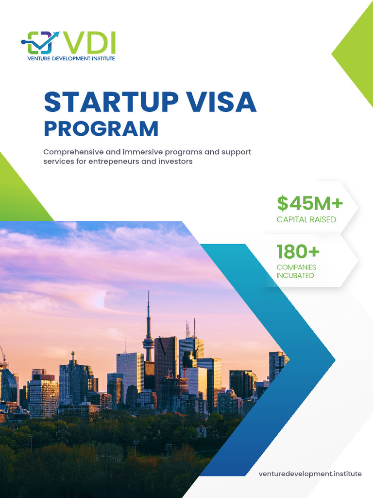 VDI Startup Visa Program | PDF | Startup Company | Small Business & Entrepreneurs