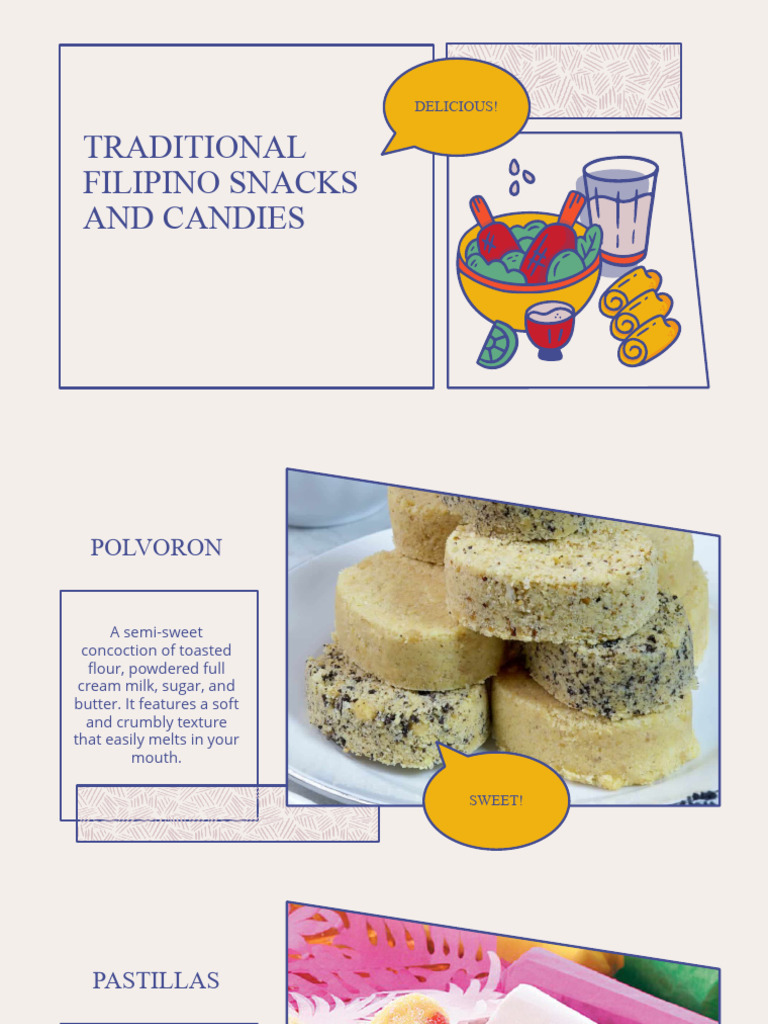 Traditional Filipino Snacks and Candies | PDF