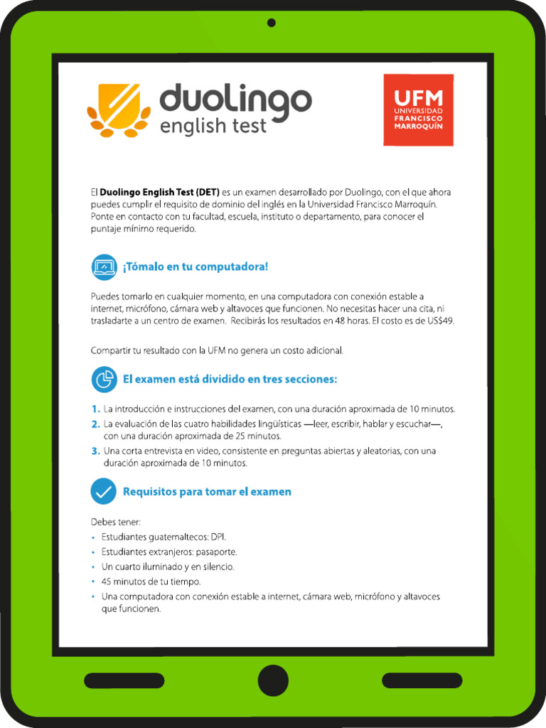 Descargable Duolingo Ufm | PDF