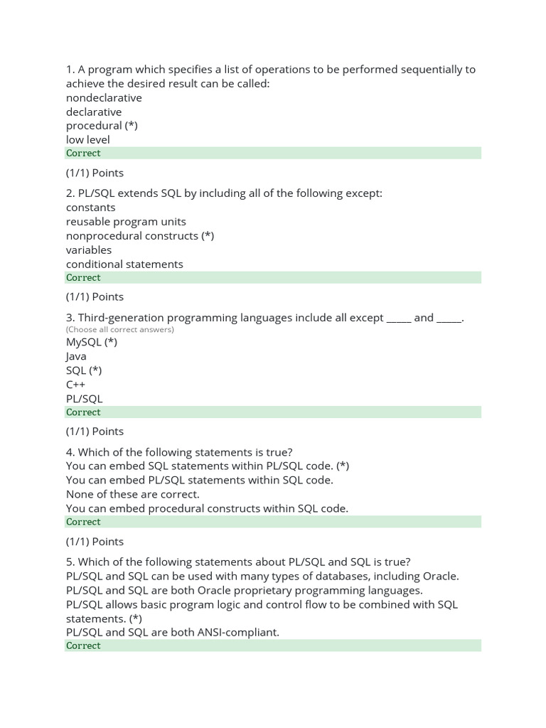 Oracle 1-4,6 | PDF | Pl/Sql | Sql