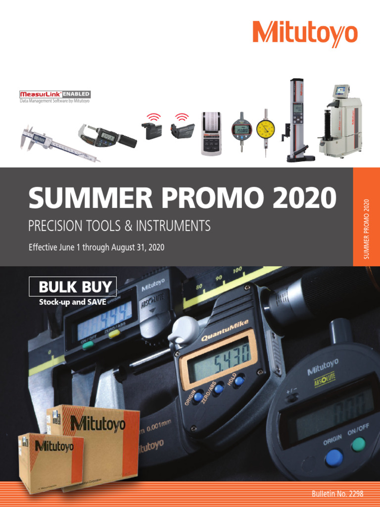 Mitutoyo Calipers | PDF