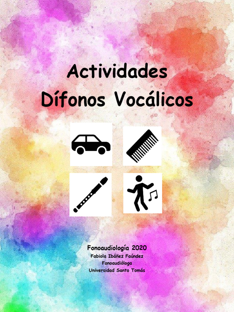 Actividades con Dífonos Vocálicos | PDF | Artes del Lenguaje y ...