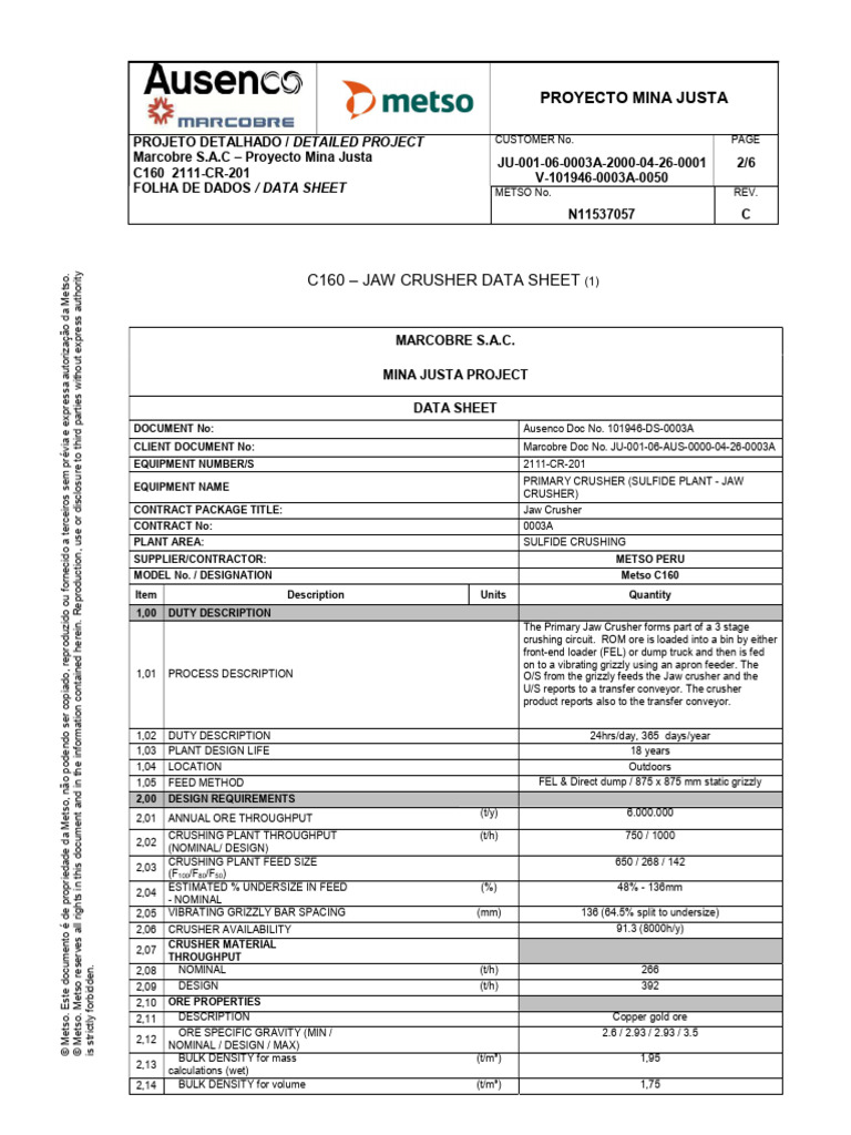 2111-CR-201 Data Sheet | PDF | Belt (Mechanical) | Steel