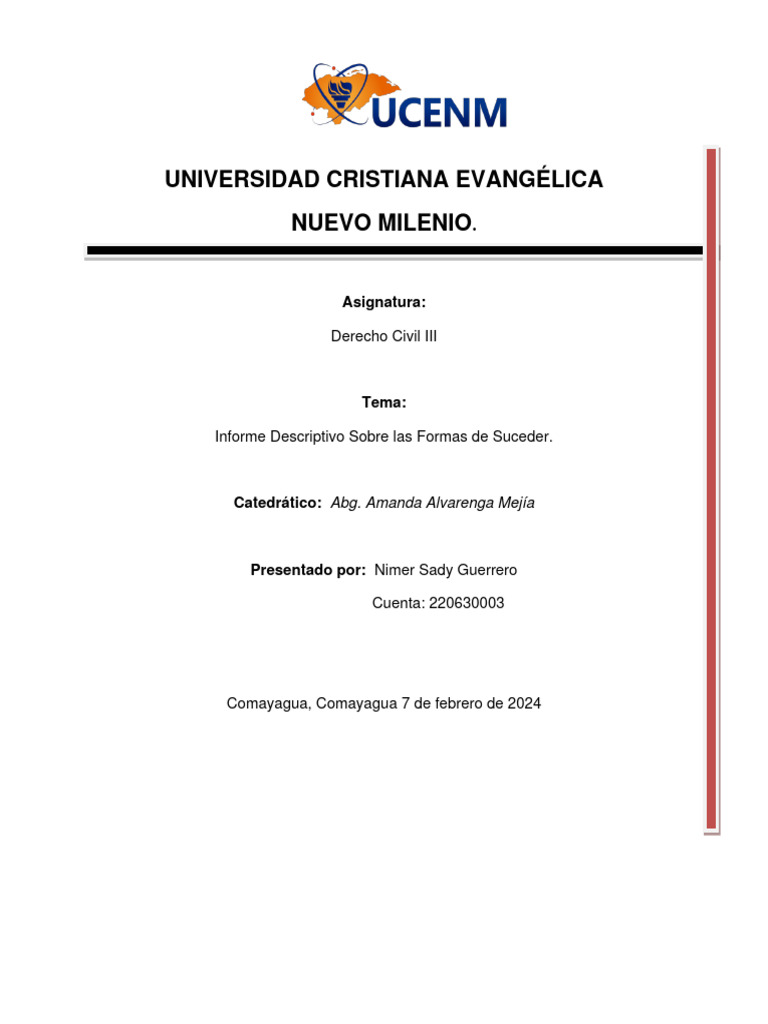 220630003-02 Informe Descriptivo Formas de Suceder | PDF | Herencia ... 220630003-02 Informe Descriptivo Formas de Suceder | PDF | Herencia ...