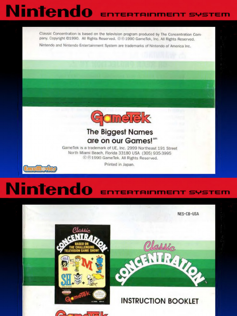 Classic Concentration (USA) - Text | PDF