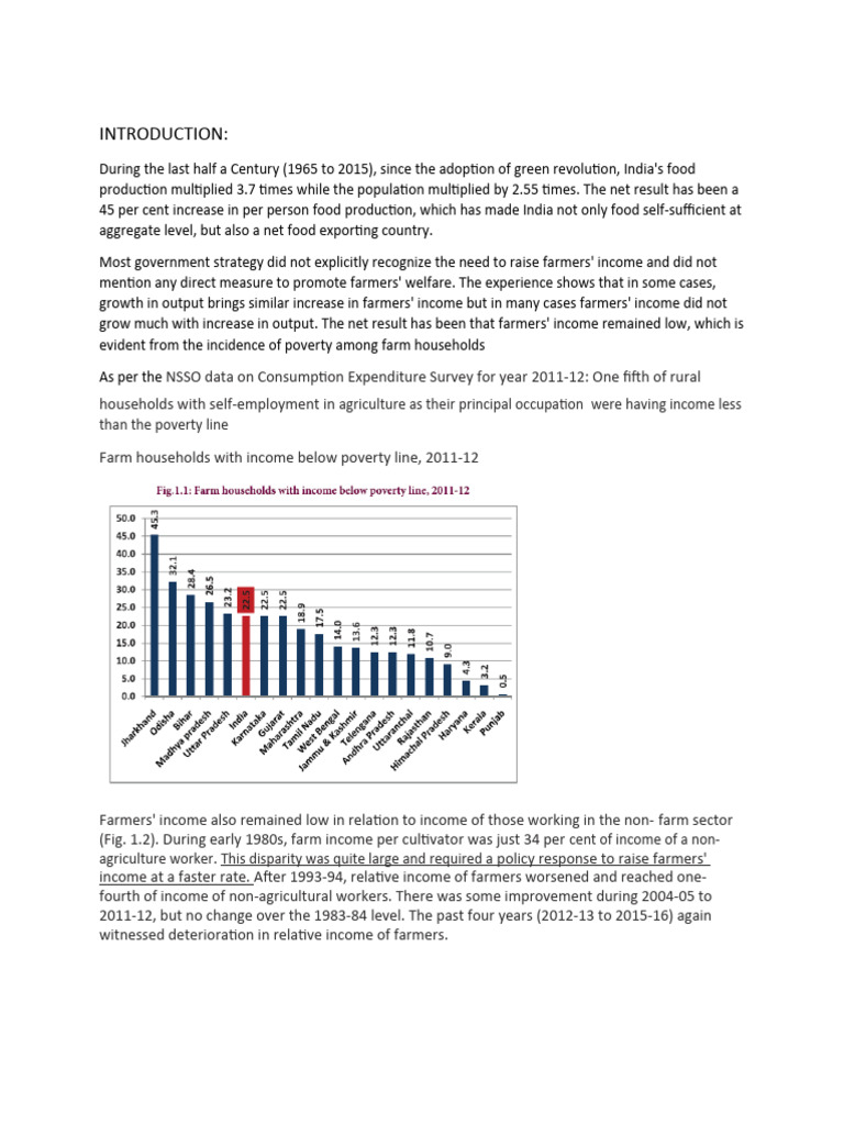 Case Study - Double Farmer's Income | PDF | Agriculture | Farms