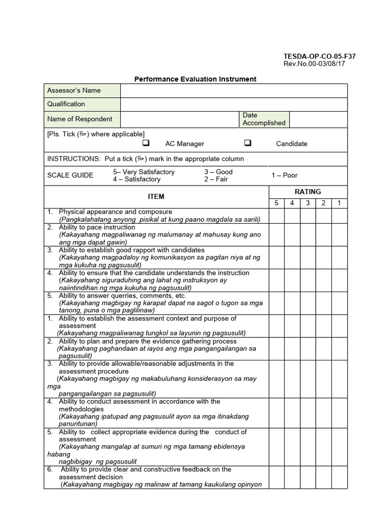 Annex 10 - Accreditation Assessors Forms | PDF