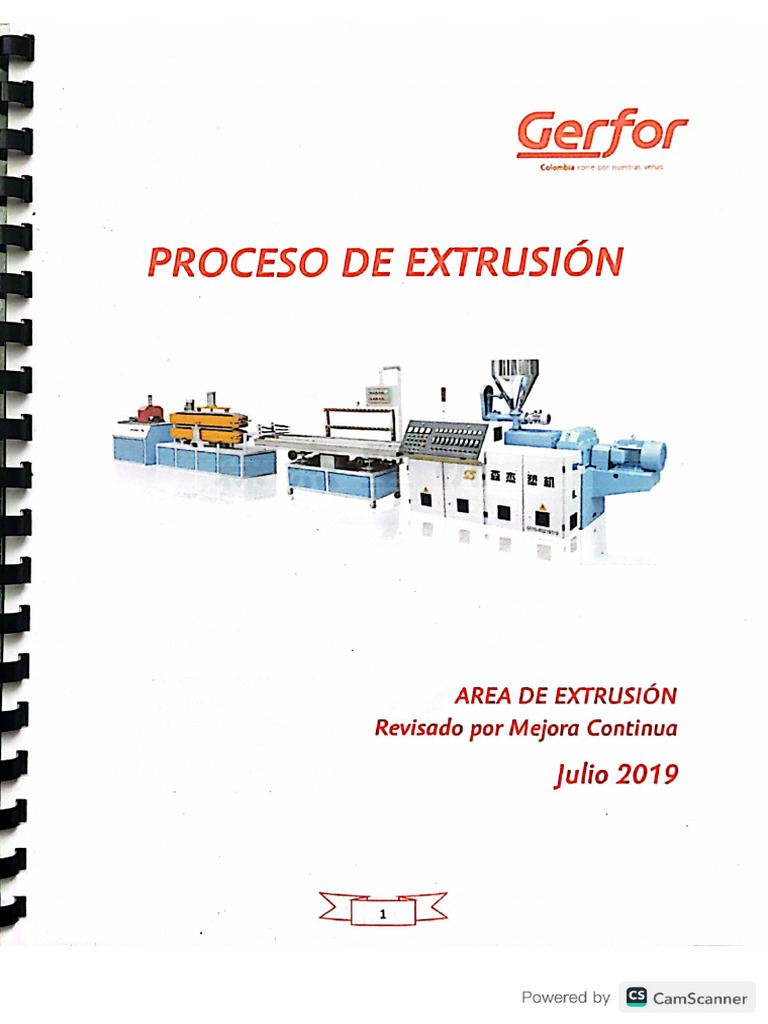 Manual-tecnico-PROCESO DE EXTRUSION | PDF